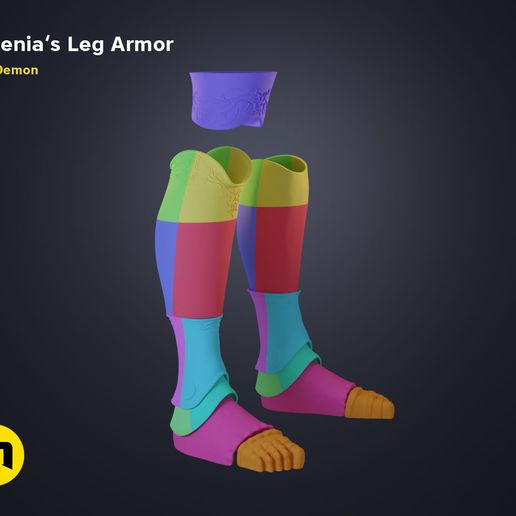 💍 Elden Ring – Malenia’s Leg Armor・ 3D File for ・Cults