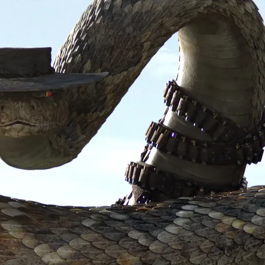🖨️ Rattlesnake Jake (Rango)・ 3MF File for 3D printing・Cults