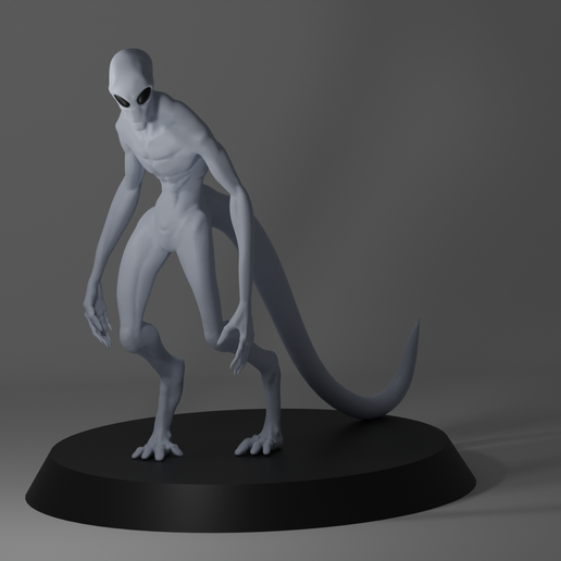 👽 Alien・Free STL File for 3D printing・Cults