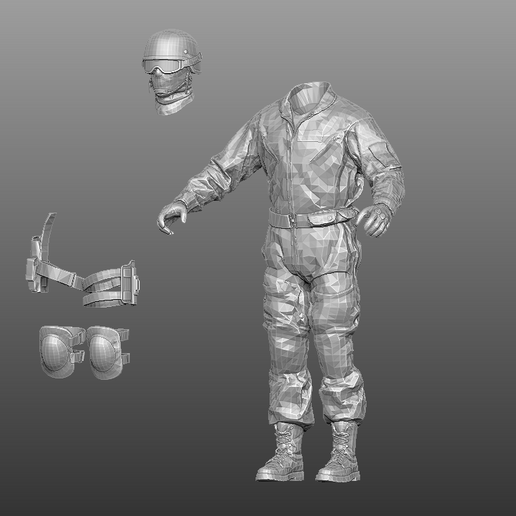 🤙 john black ops call of duty bo6 warzone・ OBJ File for 3D printing・Cults