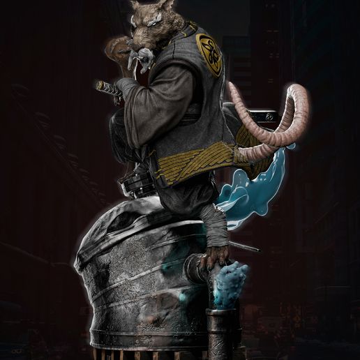 👾 Master Splinter TMNT - STL・ STL File for 3D printing・Cults