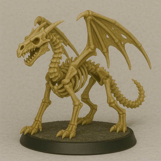 🧙 Mumd the Mage and His Summoned Skeletal Dragons・Free STL File for 3D ...