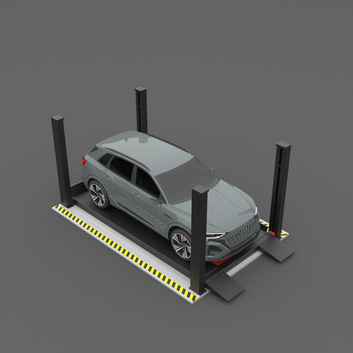 🚗 Car lift 1/18・ STL File for 3D printing・Cults