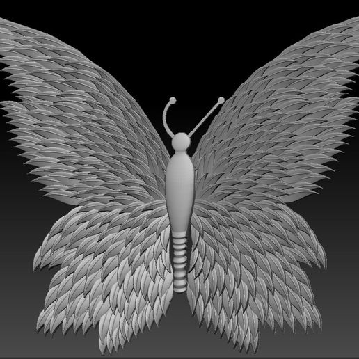 STL file Butterfly 3D Model 🦋 ・Design to download and 3D print・Cults