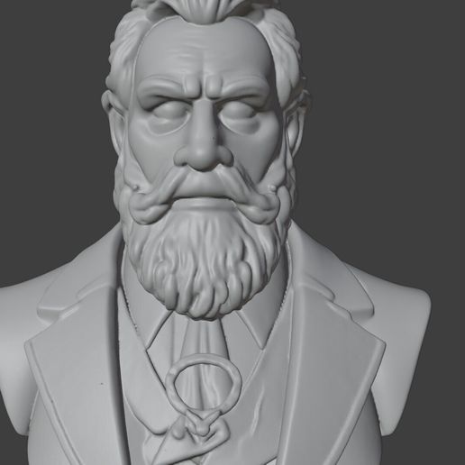👤 Gutenberg Bust 3D STL Printable - 3D Model STL・ STL File for 3D ...