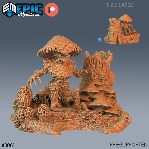 🌳 Fungus Tree Set ‧ DnD Miniature ‧ Tabletop Miniatures ‧ Gaming ...