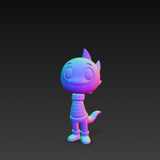 👹 Monster kid Undertale・ STL File for 3D printing・Cults