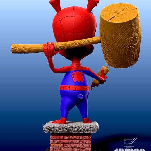 🎨 Spider-Ham Marvel Fan Art・ 3D File for 3D printing・Cults