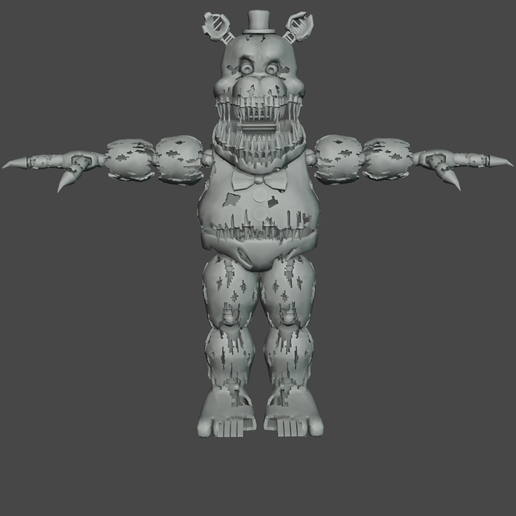 🎃 FIVE NIGHTS AT FREDDY'S Nightmare FredBear FILES FOR COSPLAY OR ...