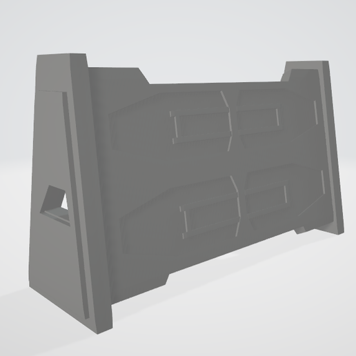 ⭐ Star Wars Imperial Riot Barricade・ STL File for 3D printing・Cults