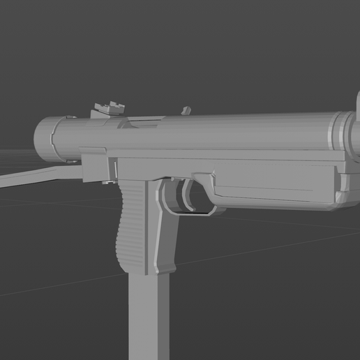 STL file Czech SA VZ.25_VZ.23 submachine gun digital model material 🔫 ...
