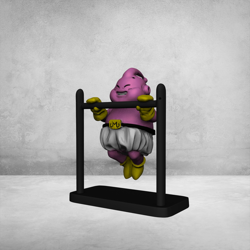 STL file Majin Boo Fitness - Pull up ⬆️ (OBJ)・3D print design to ...