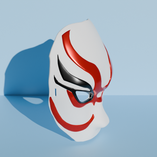 STL file Anime cosplay mask: Yokai Callaghan - Anime cosplay mask ...