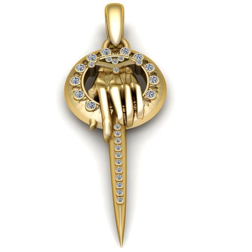 STL file KEY FINGER PENDANT 3D PRINTABLE MODEL 🔑 (OBJ)・3D printable ...