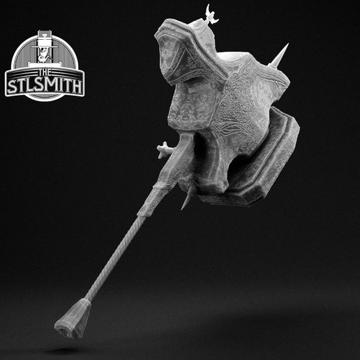 🔨 Ledo's Great Hammer Dark Souls 3 Life Size Prop STL・ STL File for 3D ...