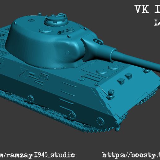 🪖 VK 100.01 (p) German superheavy tank 1:100・ STL File for 3D printing ...
