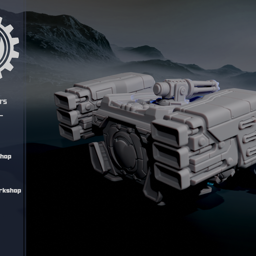 STL file ...:: Anglefish MBT ::... 🔫 ・3D printing template to download ...