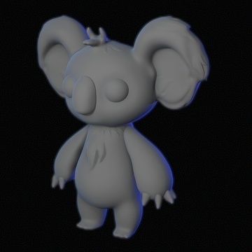 STL file Koala 3D Model for Printing and Custom Projects / Modelo 3D de ...