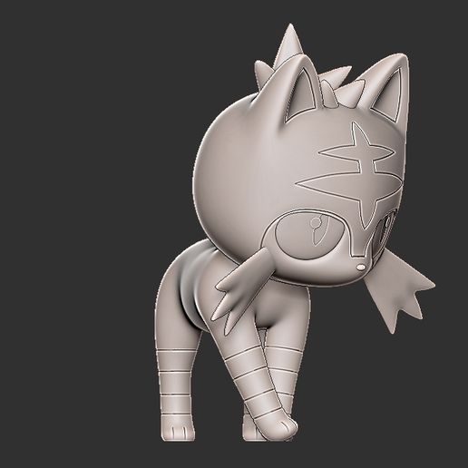 🐉 Pokemon litten evolution pack・ STL File for 3D printing・Cults