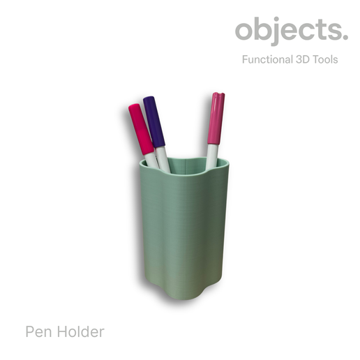 🖊️ PenPod – Minimalist 3D Printable Pen Holder | No Support Needed・ STL File for 3D printing・Cults