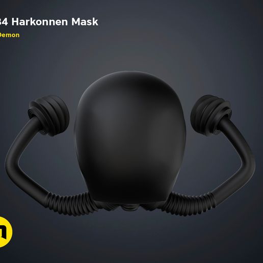 🎬 Dune 1984 Harkonnen Mask・ 3D File for ・Cults