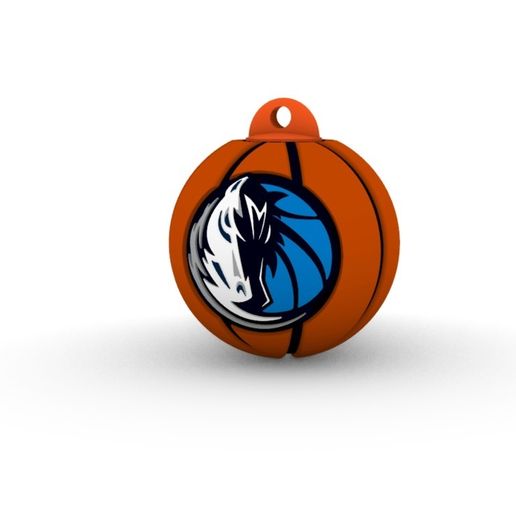 STL file Dallas Mavericks keychain with cap 🗝️ ・3D printable model to ...