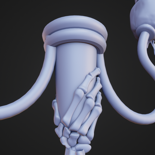🕯️ Giger Candelabra・ STL File for ・Cults