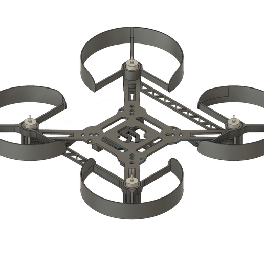 🖼️ FPV Drone Frame with Propeller Guards・ STL File for 3D printing・Cults