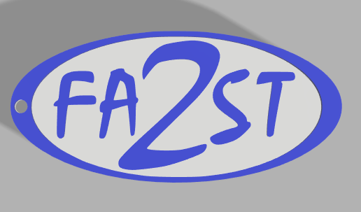 STL file KEYCHAIN 2FAST 🗝️ ・Model to download and 3D print・Cults