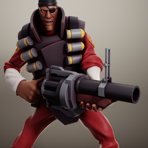 ♂️ Demoman | Team Fortress 2・ 3D File for ・Cults