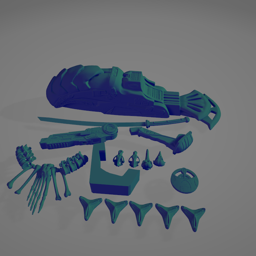 🦸 Accessories for neca PREDATOR figurines・ STL File for 3D printing・Cults