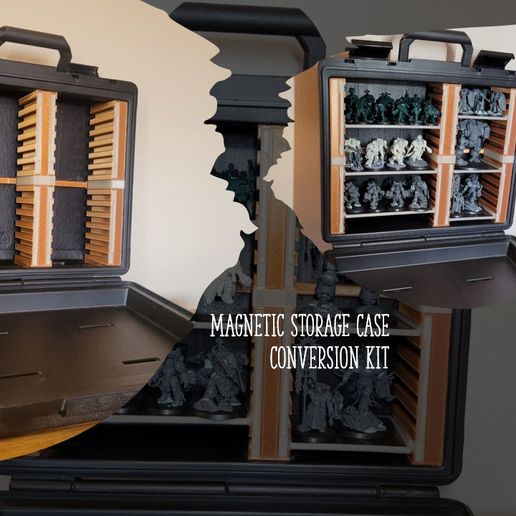 3D file Magnetic Storage Case Conversion Kit 🧲 ・3D printable design to ...
