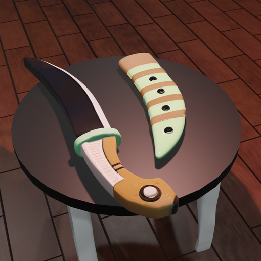 STL file Portgas D. Ace Dagger One Piece ♠️ ・3D printer design to ...