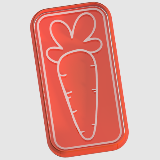 🥕 Easter carrot cookie cutter・ STL File for 3D printing・Cults