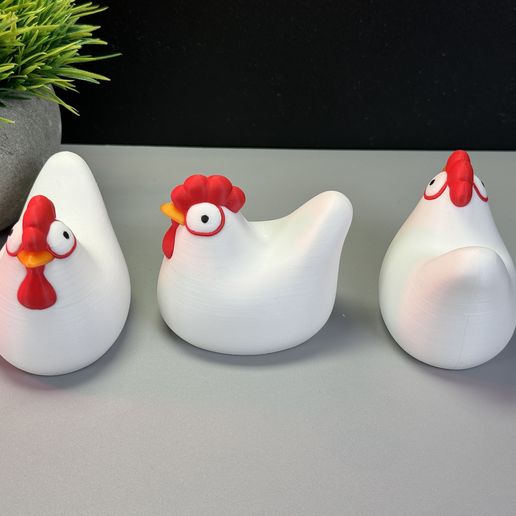 🐔 Chicken・Free STL File for 3D printing・Cults