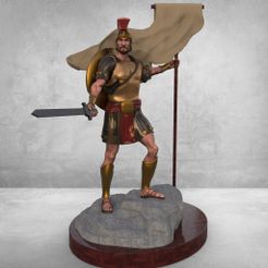 3D printable Captain Moroni • made with Bambu lab P1s・Cults