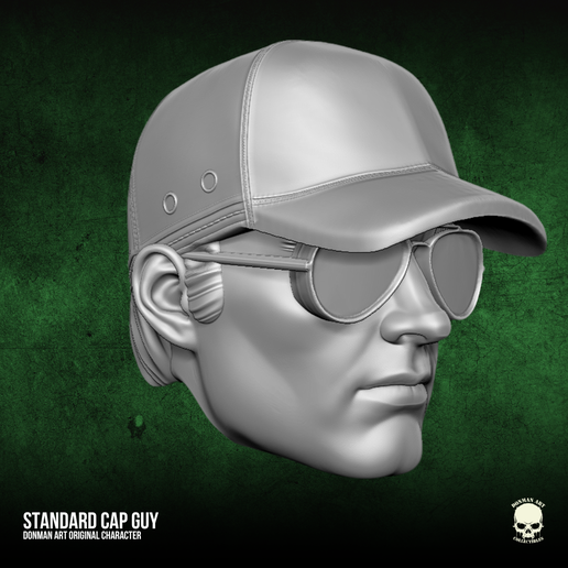 🧢 Standard Cap Guy STL Files for Action Figures・ STL File for 3D ...