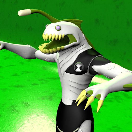 🦸 Ben 10 Classic - Ripjaws 3d Figura de Acción Modelo・Archivo 3D para ...
