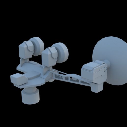 🛰 Radar set・ STL File for 3D printing・Cults