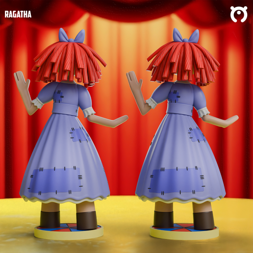 🎪 Ragatha - The amazing digital circus・ STL File for 3D printing・Cults