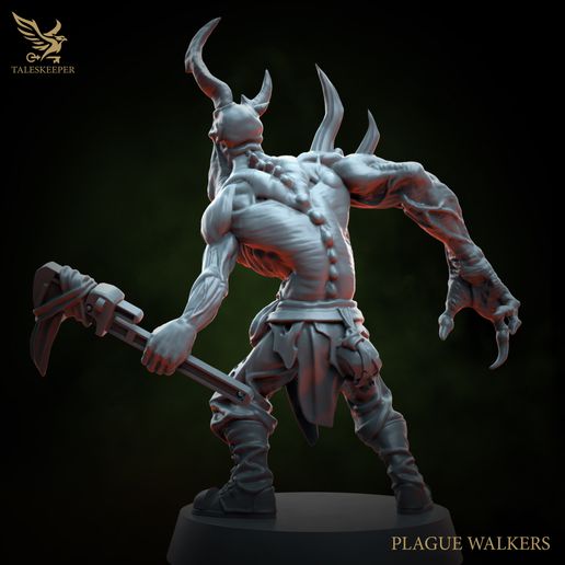 🪓 PLAGUE WALKERS・ 3D File for 3D printing・Cults