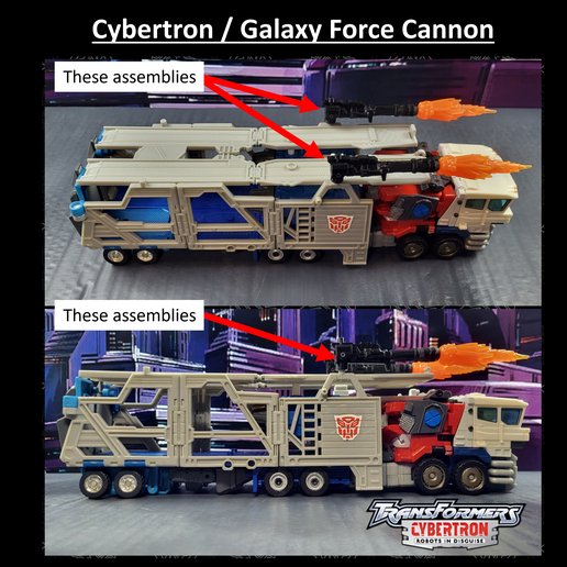 🤖 Transformers Cybertron Optimus Prime / Metroplex Cannon・ 3MF File for ...