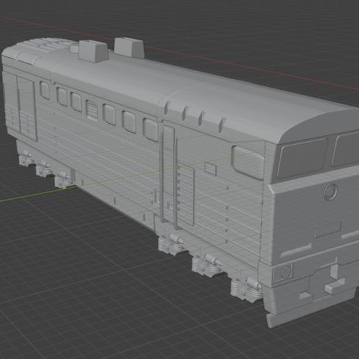 Free STL file train (2ТЭ10УТ) 🚆 (GCODE)・3D printable model to download ...