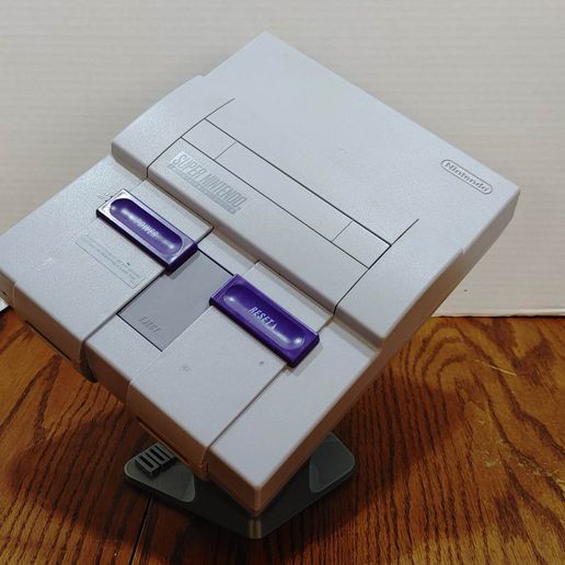 🎲 Super Nintendo (SNES) Console Dunk Stand・ STL File for ・Cults
