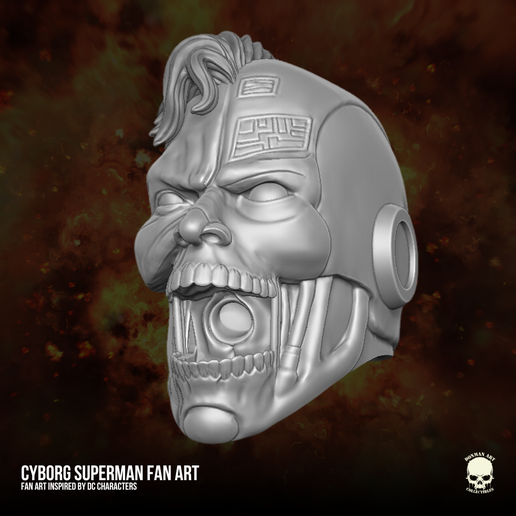 🦸‍♂️ Cyborg Superman DC Fan Art 3D printable files・ STL File for 3D ...