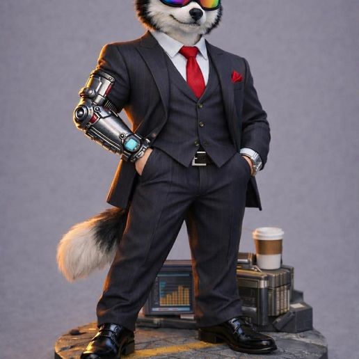 ⭐ Dogman Corporate Street Operator - Cyberpunk, Star Jammer Finder ...