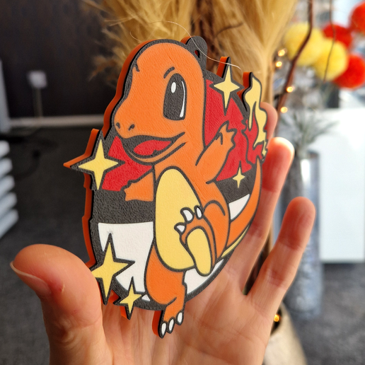 🐉 Pokemon Charmander Christmas Bauble *3 Styles* (multiparts/STL/3mf ...