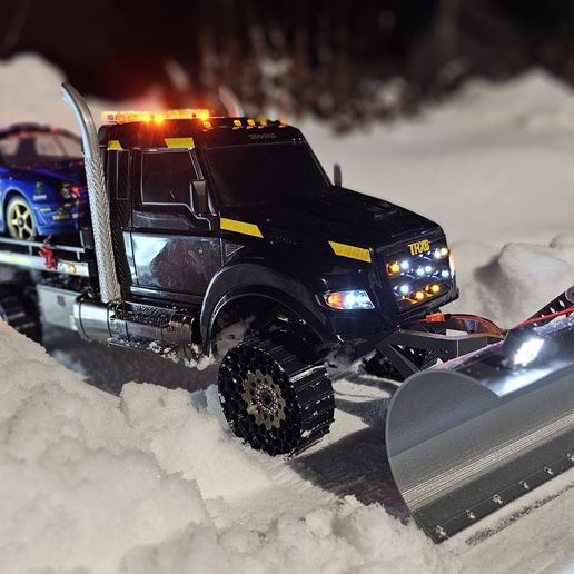 🌨️ TRX6 Hauler RC Snow Plow (TRX4) traxxas・ STL File for 3D printing・Cults