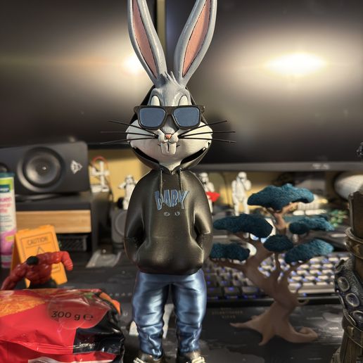 Imprimer en 3D Bugs Urban Bunny Fan art (multiparts/3mf) • Fabriqué ...