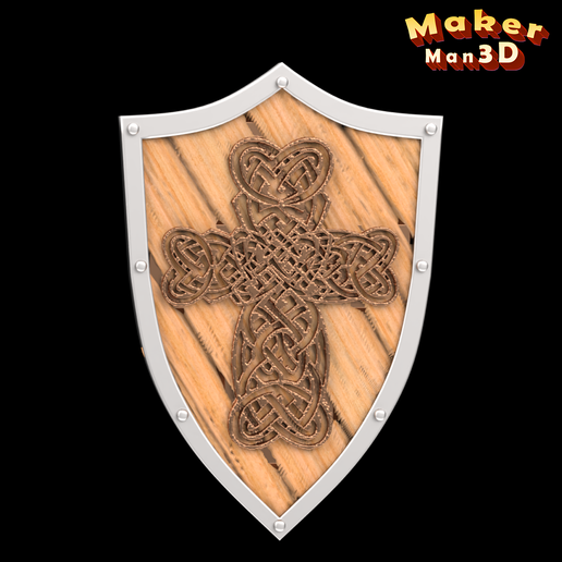 STL file Viking Shield 9 🛡️ ・3D printing design to download・Cults